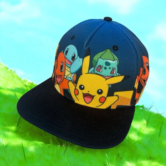 Pokemon | Accessories | 26 Pokemon Snapback Hat Youth Osfm Pikachu ...